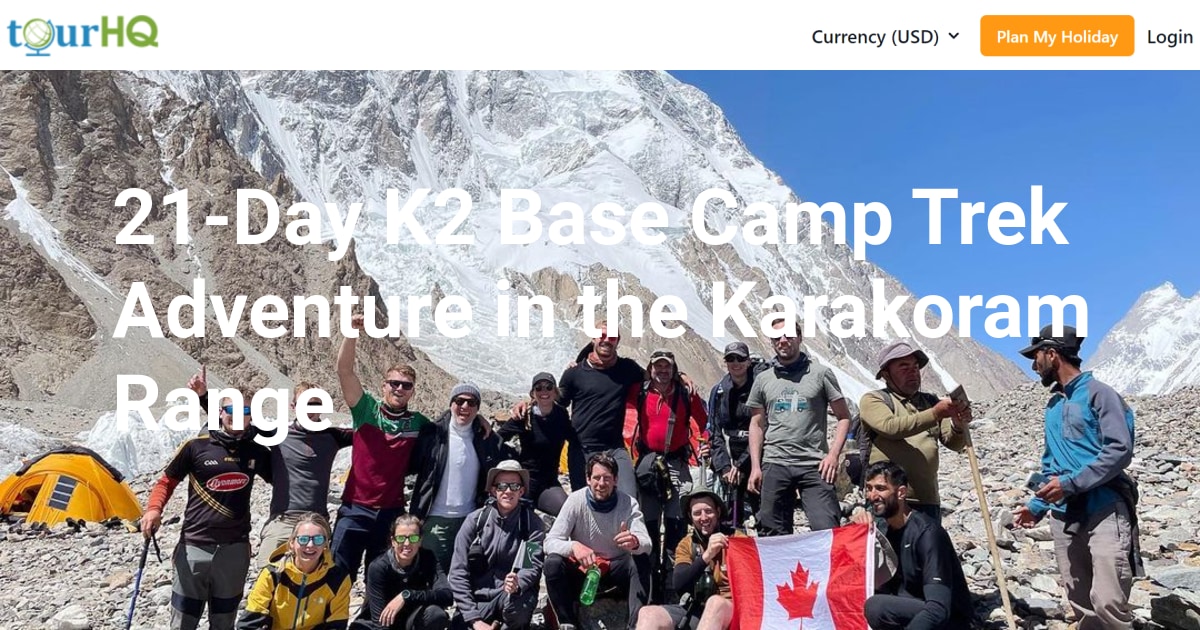 21-Day K2 Base Camp Trek Adventure in the Karakoram Range